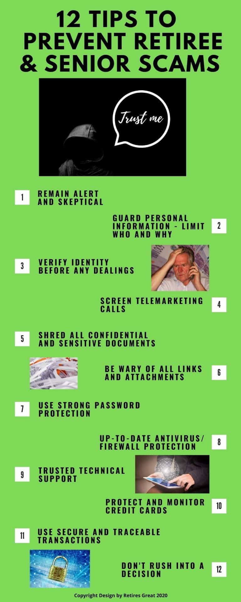 12 Tips to Prevent Retiree and Senior Scams Right Now | Retires Great