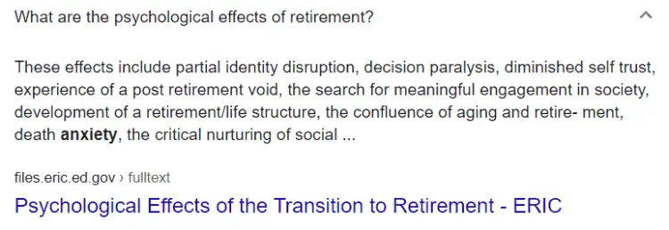 Are You Suffering from Sudden Retirement Syndrome? | Retires Great