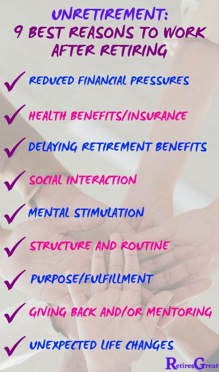 Unretirement, 9 Best Reasons to Work After Retiring | Retires Great